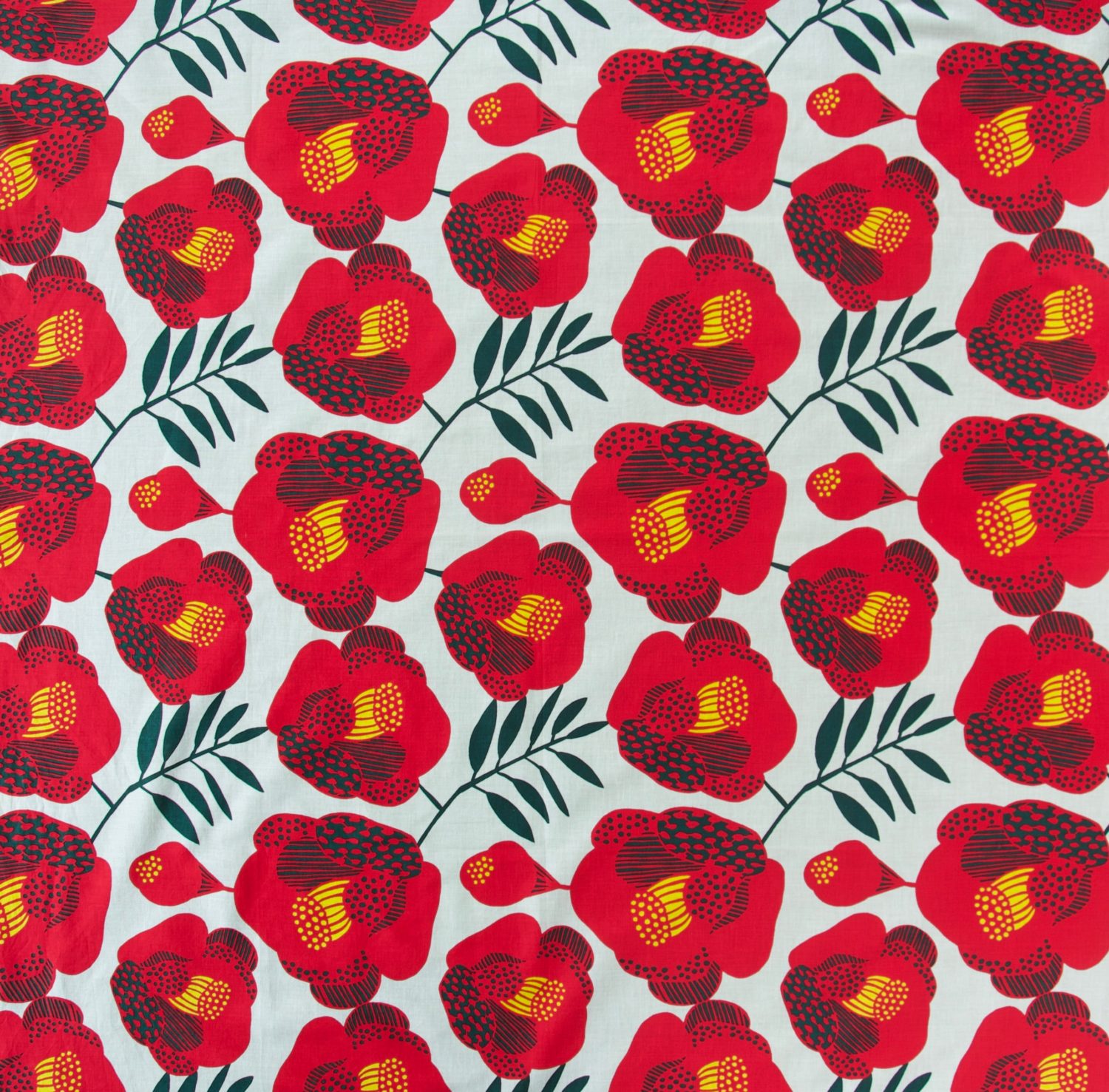 MAKUMO TEXTILES Limited Time Sale - Tsubaki Red - INDY BINDY Fabrics