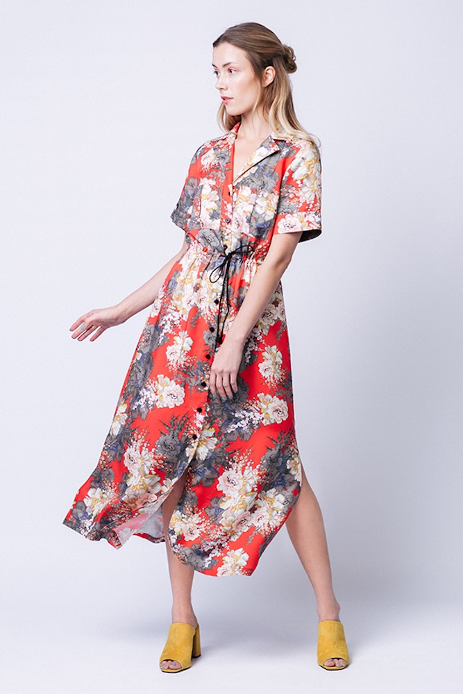 Named - Reeta Shirt Dress - INDY BINDY Fabrics